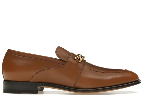 Gucci Interlocking G Chain Loafer - Brown