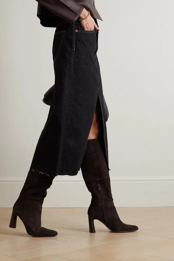 Vince Highland Suede Knee Boots