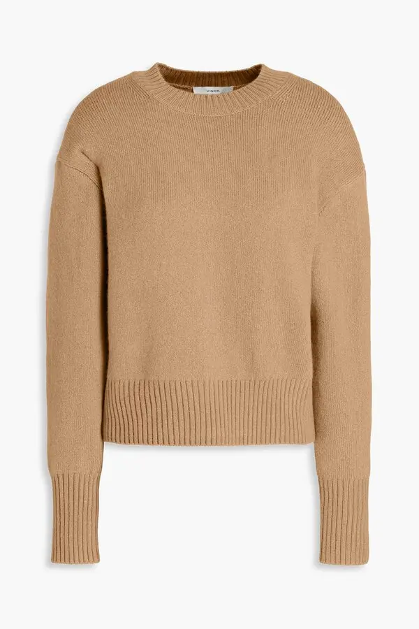 Vince Wool-blend Knit Sweater - Sand