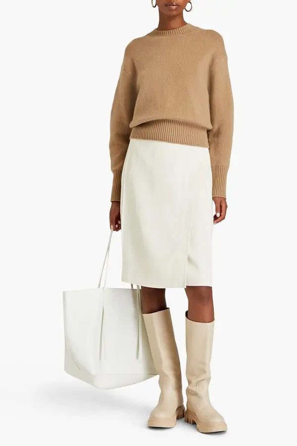 Vince Wool-blend Knit Sweater - Sand