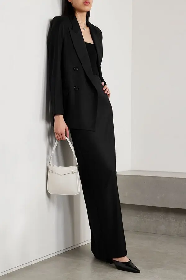 BEARE PARK Wool-twill Maxi Skirt
