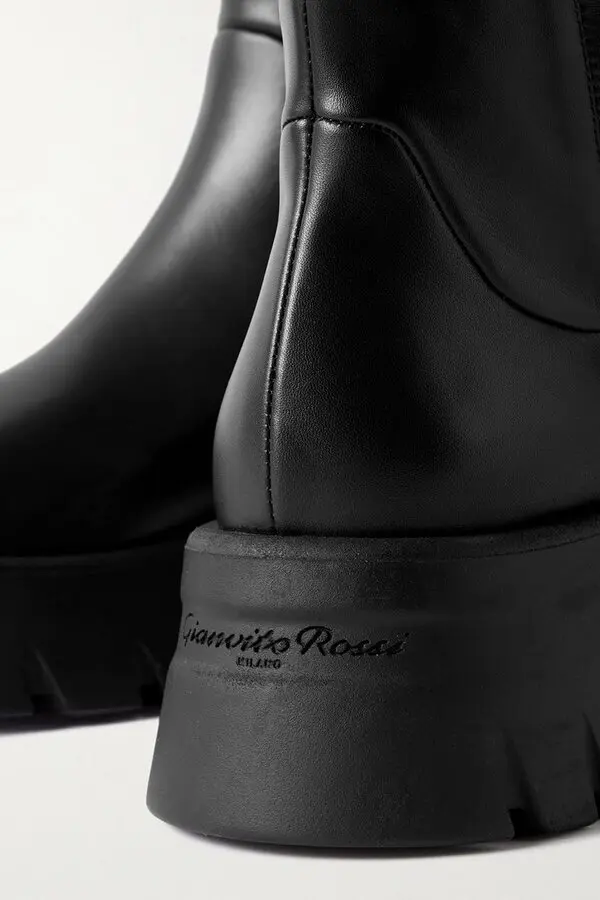 GIANVITO ROSSI Montey 20 Leather Knee Boots