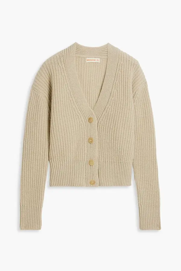&daughter Brigid Cropped Cardigan - Beige
