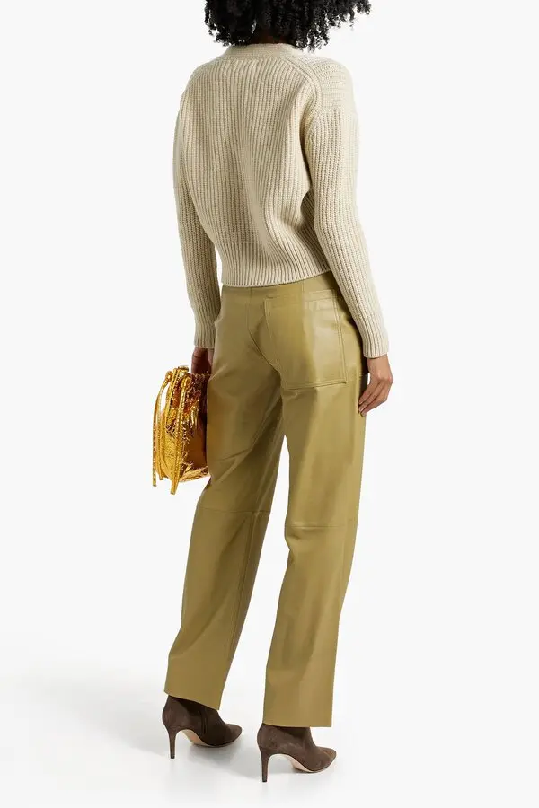 &daughter Brigid Cropped Cardigan - Beige