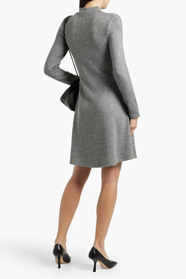 Vince Knitted Mini Dress - Gray