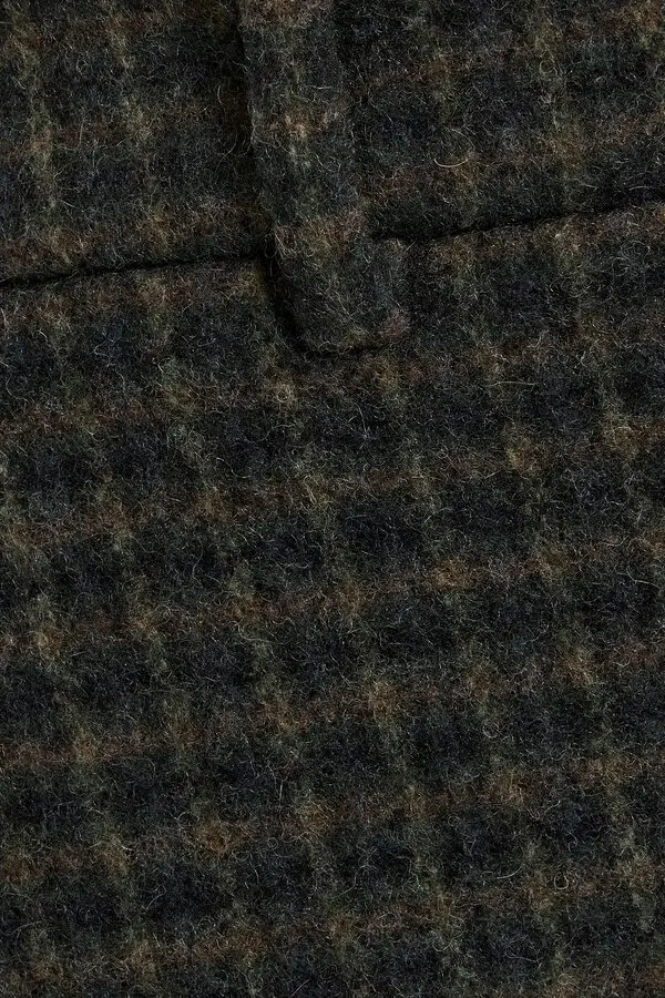 Vince Cropped Checked Tapered Pants