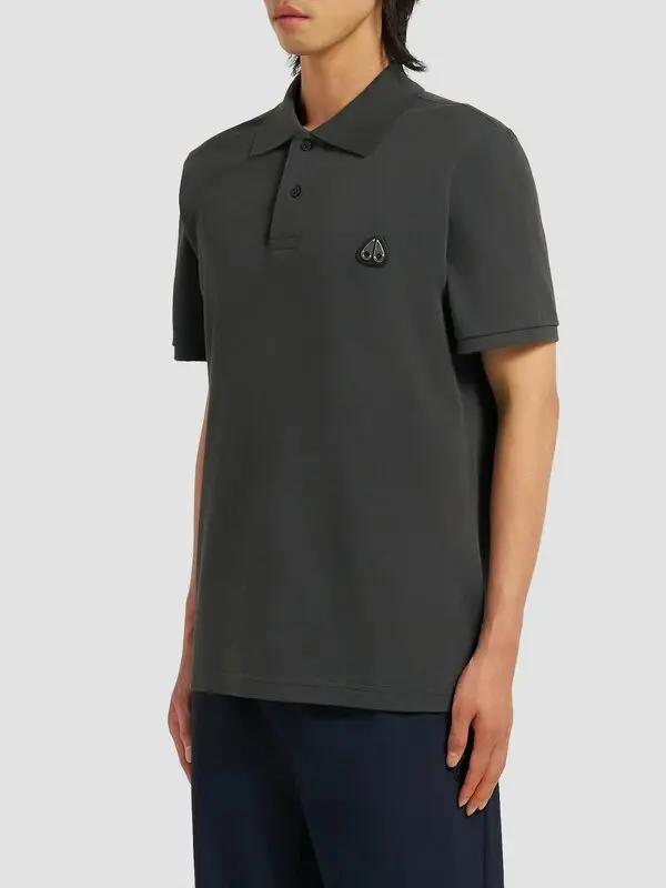 Moose Knuckles Everett Logo Polo Shirt