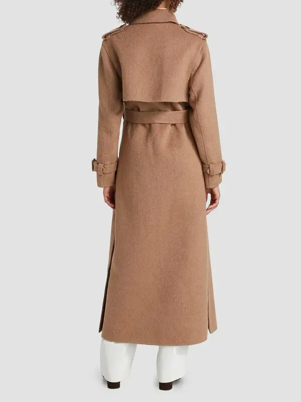 Simkhai Rumi Belted Wool-blend Coat