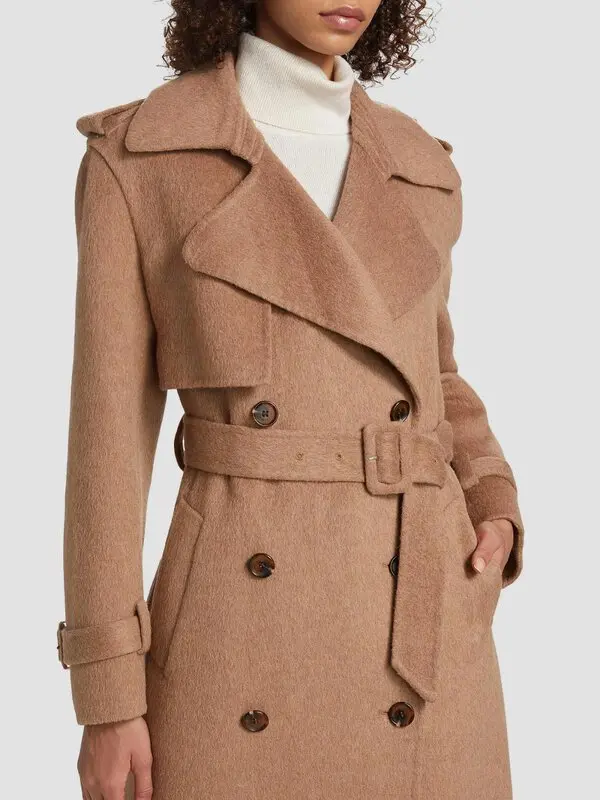 Simkhai Rumi Belted Wool-blend Coat