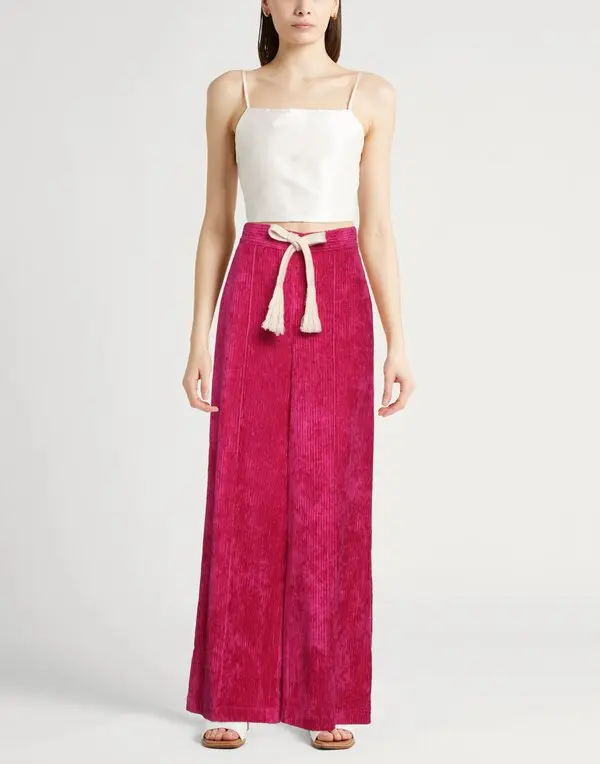 Erika Cavallini Wide-leg Corduroy Pants