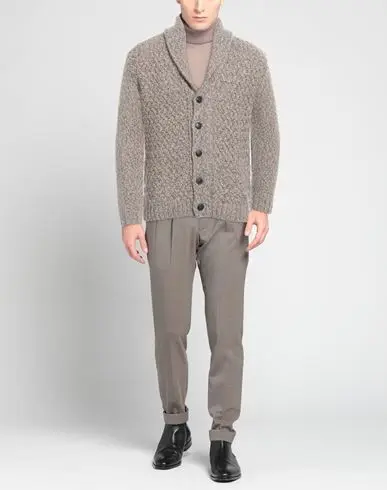 Fedeli Cardigan Khaki Size Alpaca Wool, Virgin Wool