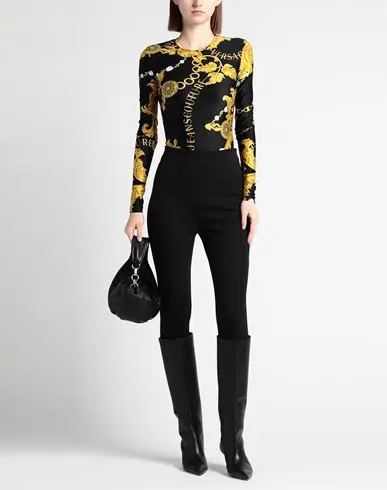 Versace Bodysuit In Synthetic Jersey - Black