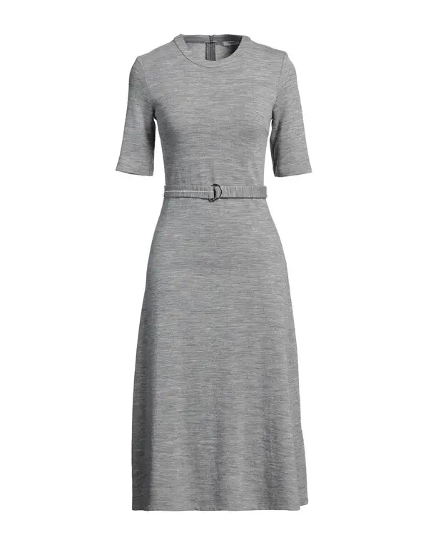 Peserico Midi Dress Size Virgin Wool, Cotton, Polyamide