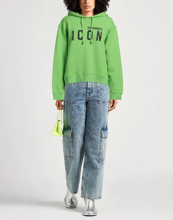 Dsquared2 Icon Sweatshirt Size Cotton, Elastane - Green