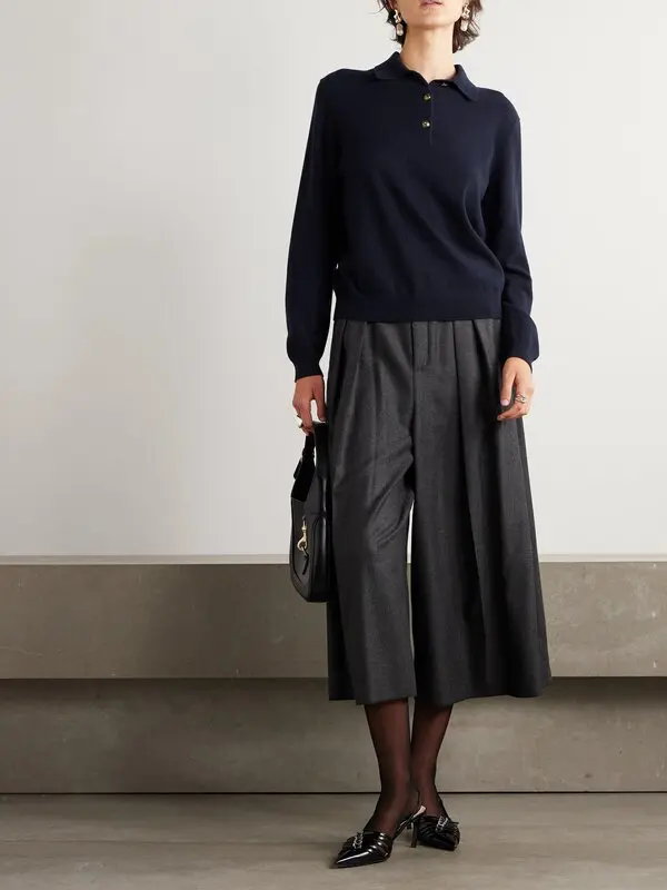 Loro Piana Cashmere Polo Sweater