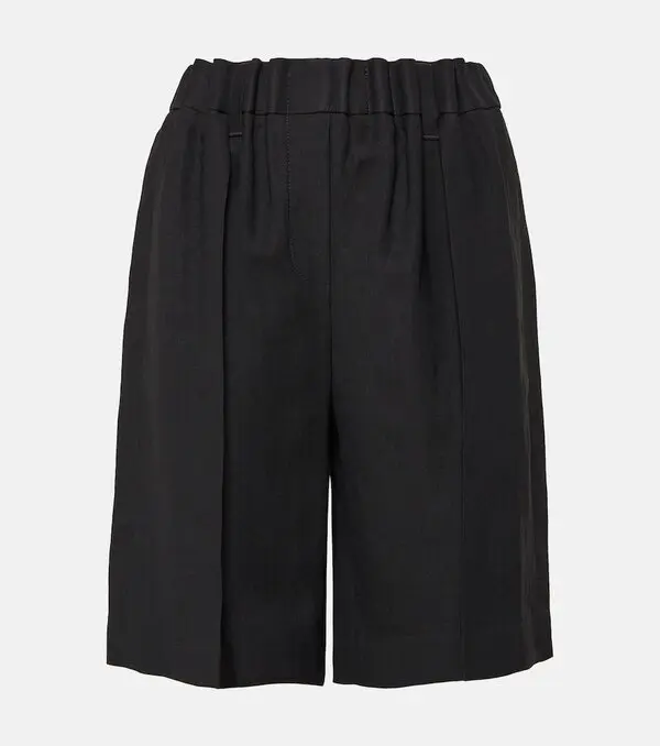 Brunello Cucinelli Twill Shorts - Black