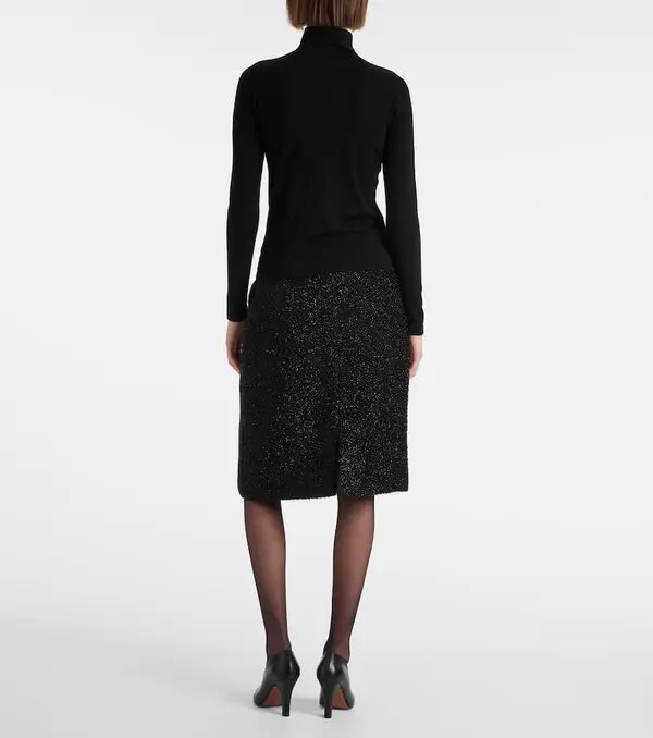 THE ROW Honna Wool Turtleneck Top