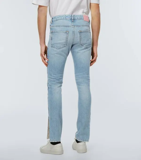 DUE DILIGENCE Slim Fit Distressed Jeans