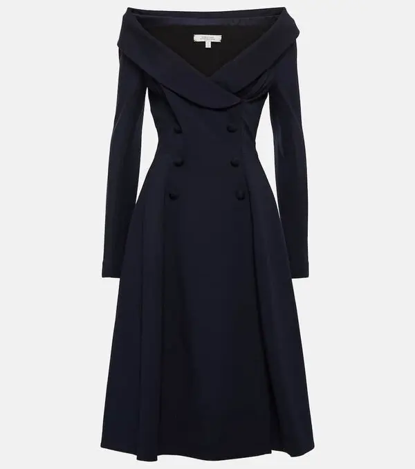 Dorothee Schumacher Off-the-shoulder Midi Dress