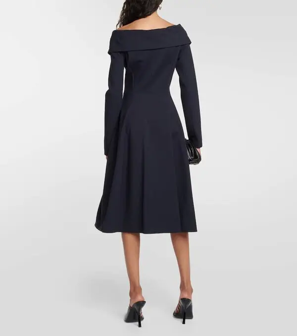 Dorothee Schumacher Off-the-shoulder Midi Dress