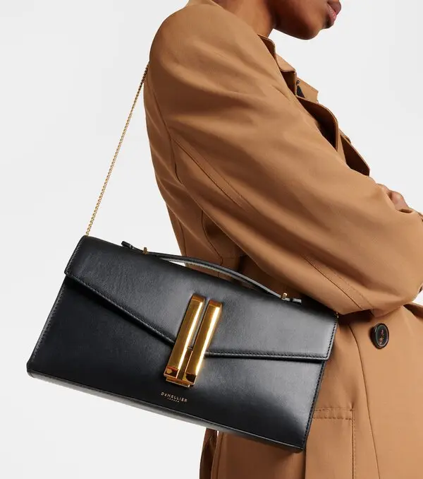 DEMELLIER Vancouver Leather Clutch