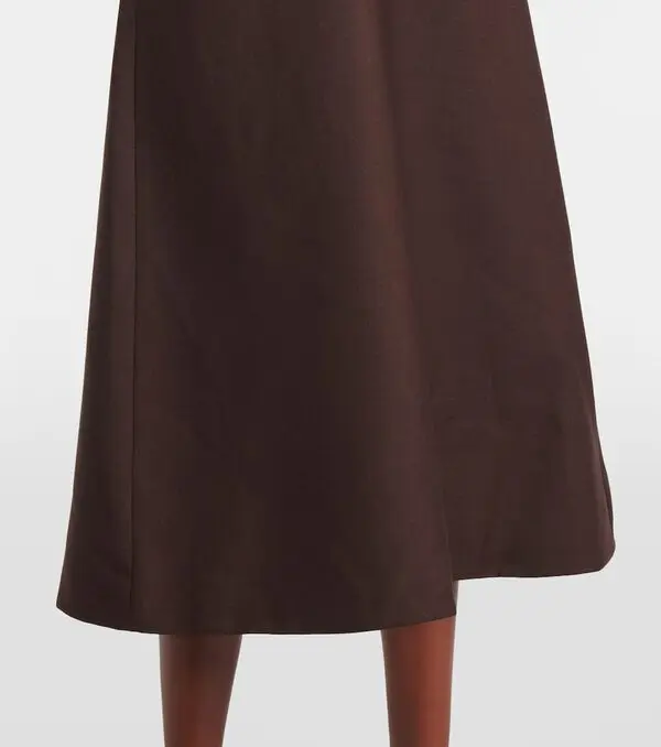 EMILIA WICKSTEAD Elta Wool Midi Dress