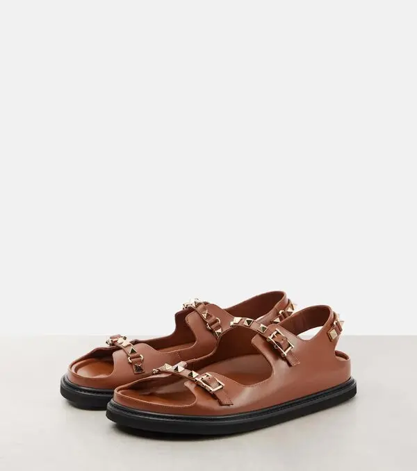 Valentino Garavani Rockstud Leather Sandals
