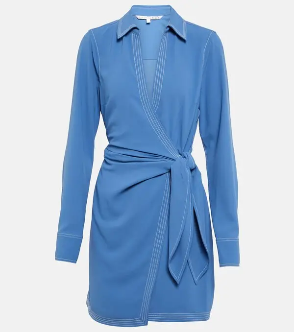 Veronica Beard Lavella Crepe Minidress