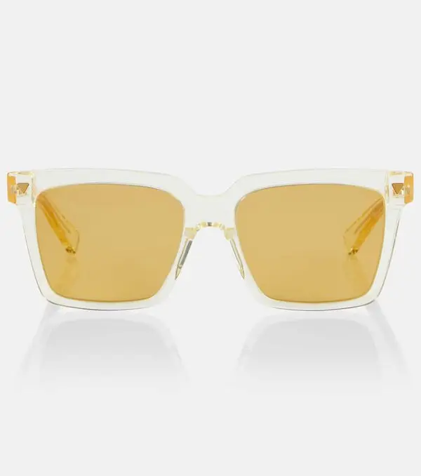 Bottega Veneta Square Sunglasses - Yellow