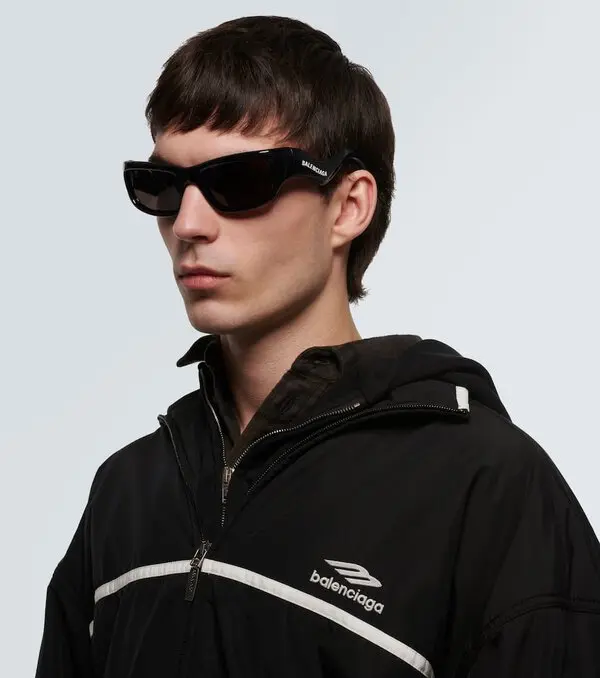 Balenciaga Hamptons Rectangular Sunglasses