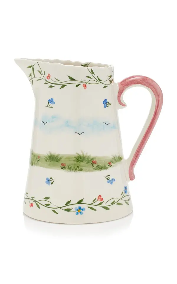 GOODS BY LAURA CHAUTIN Landscape Ceramic Jug - Pink