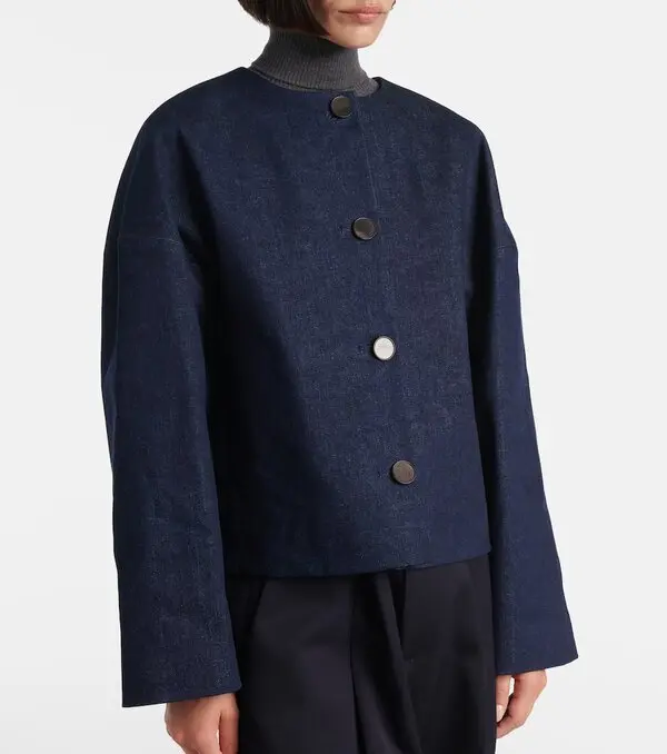 FFORME Dev Cropped Jacket - Blue