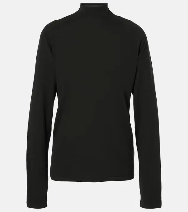 THE ROW Honna Wool Turtleneck Top