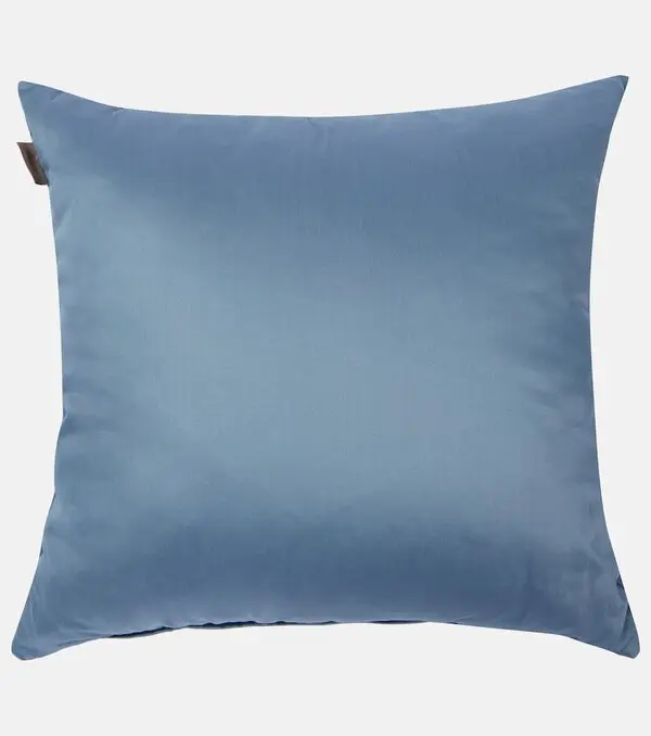 Etro Embroidered Cotton Satin Cushion