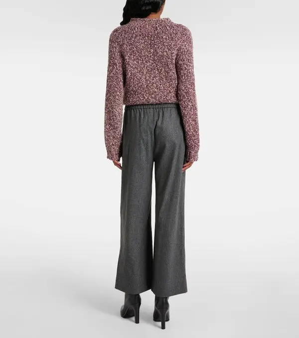 Max Mara Florida Straight Wool Pants