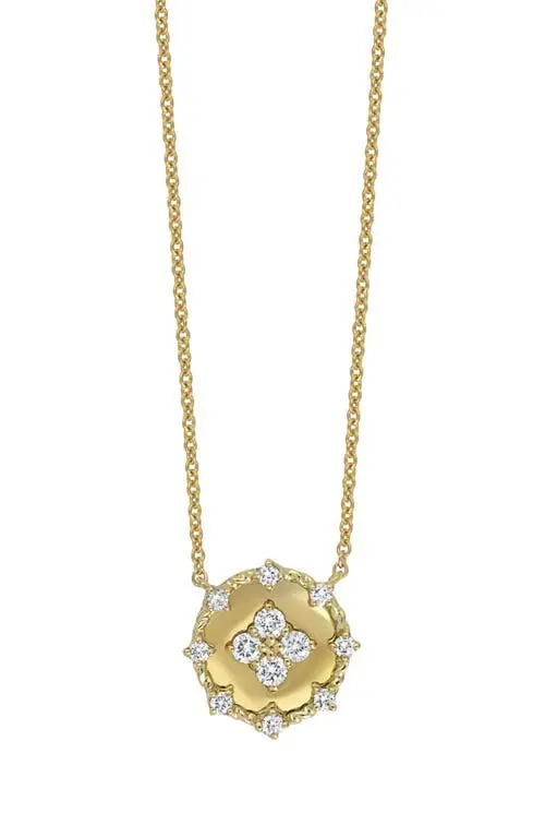 Bony Levy Liora Diamond Disc Pendant Necklace - 18k Yellow Gold
