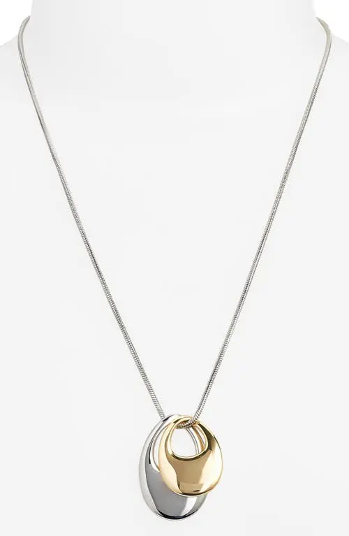 Nordstrom Link Pendant Necklace - Goldhodium