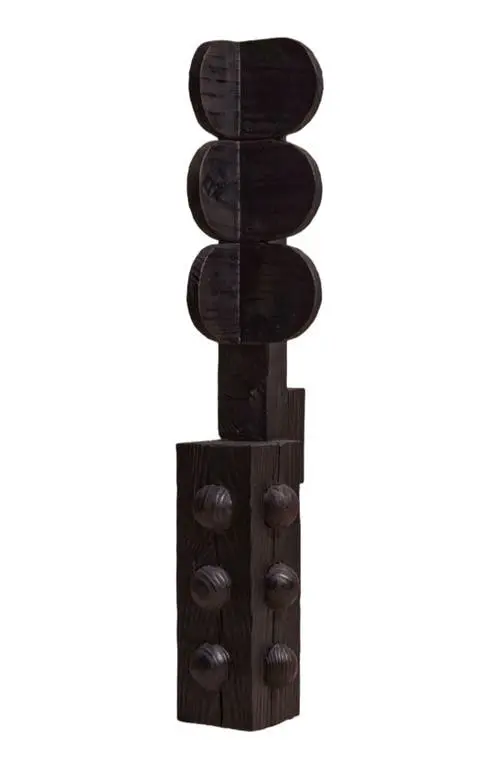 MESO GOODS Jamas Wood Sculpture - Black