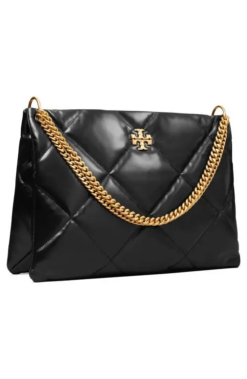 Tory Burch Kira Diamond Quilted Leather Hobo Bag