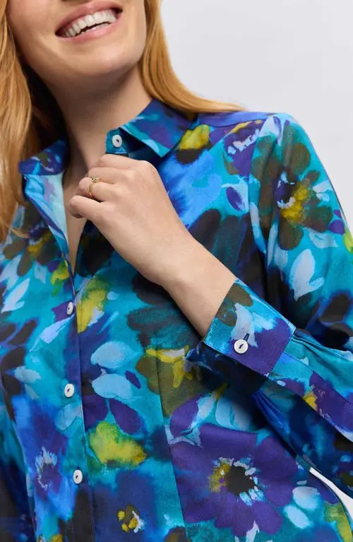 Foxcroft June Floral Shirt
