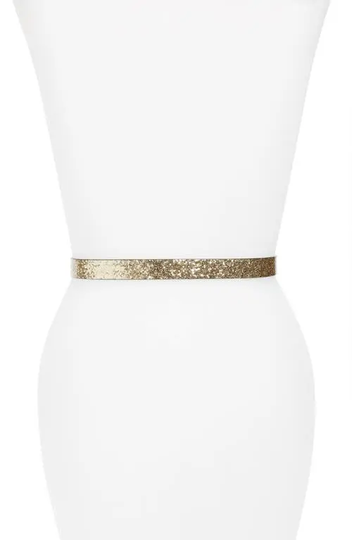 Kate Spade New York Reversible Skinny Belt In Gold/ Black - 40% Off |  Editorialist