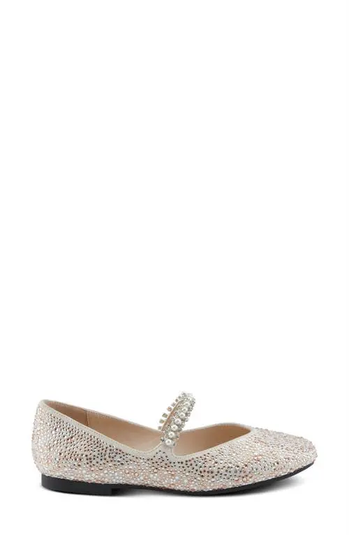 SPRING STEP SHOES Kailyn Mary Jane Flat - Light Beige Multi