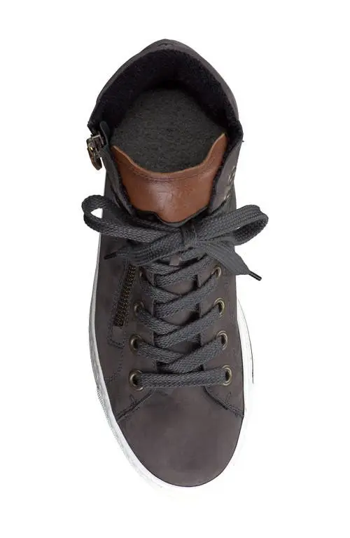 Paul Green Wells High-top Sneakers - Iron Cognac Combo