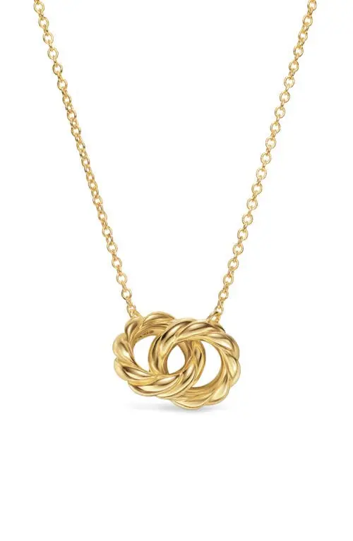 David Yurman 18k Yellow Gold Sculpted Cable Chain Necklace - 18k Gold