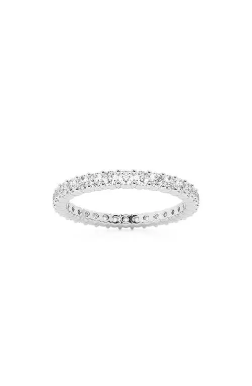 Badgley Mischka Round Cut Lab Created Diamond Infinity Ring 1.0 Ctw