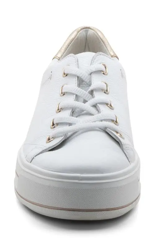 ARA Crystal Platform Sneakers - White