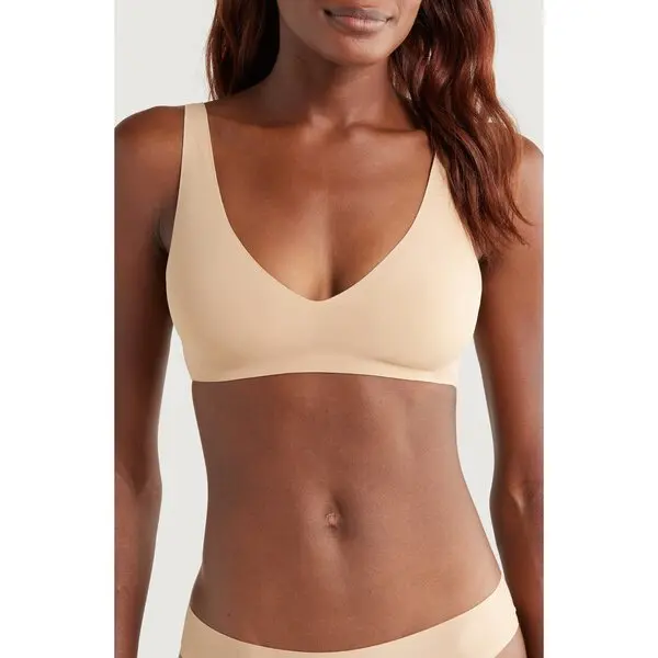 MEUNDIES Dreamseam Plunge Bralette - Latte