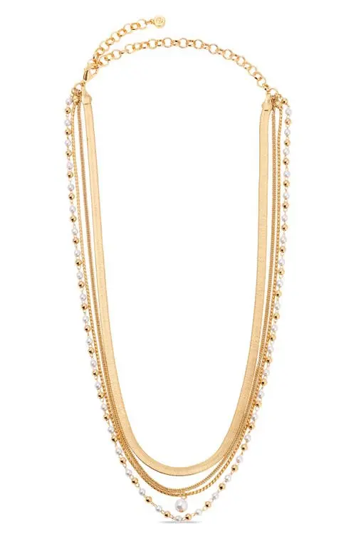Ettika Layered Chain Necklace - Gold