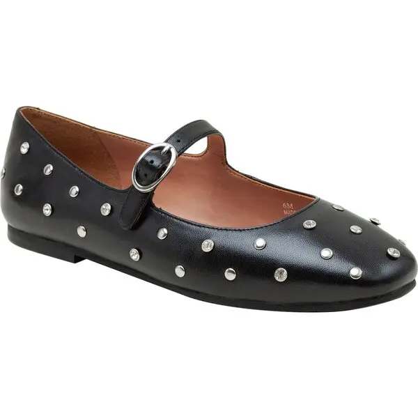 Linea Paolo Millie Mary Jane Flat - Black