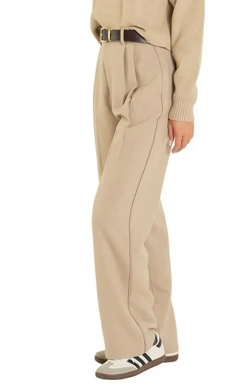 GREY LAB Pleated Wide Leg Trousers